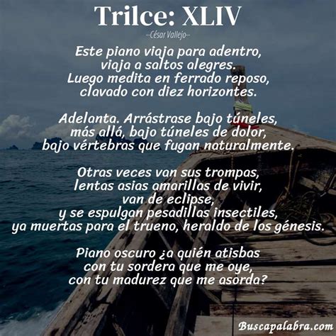 Poema Trilce XLIV de César Vallejo Análisis del poema