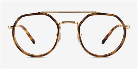 Ray Ban Rb3765v Aviator Tortoise Frame Eyeglasses Eyebuydirect Canada