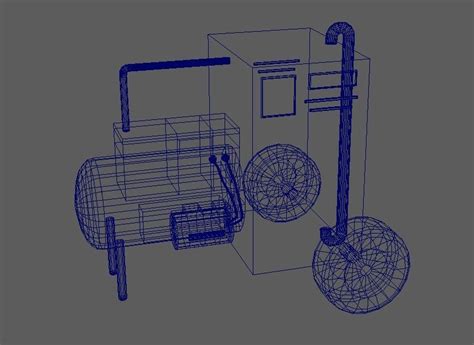 3d Model Old Portable Generator Vr Ar Low Poly Cgtrader