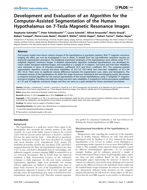 Pdf Development And Evaluation Of An Algorithm For The Computer Assisted Segmentation Of The