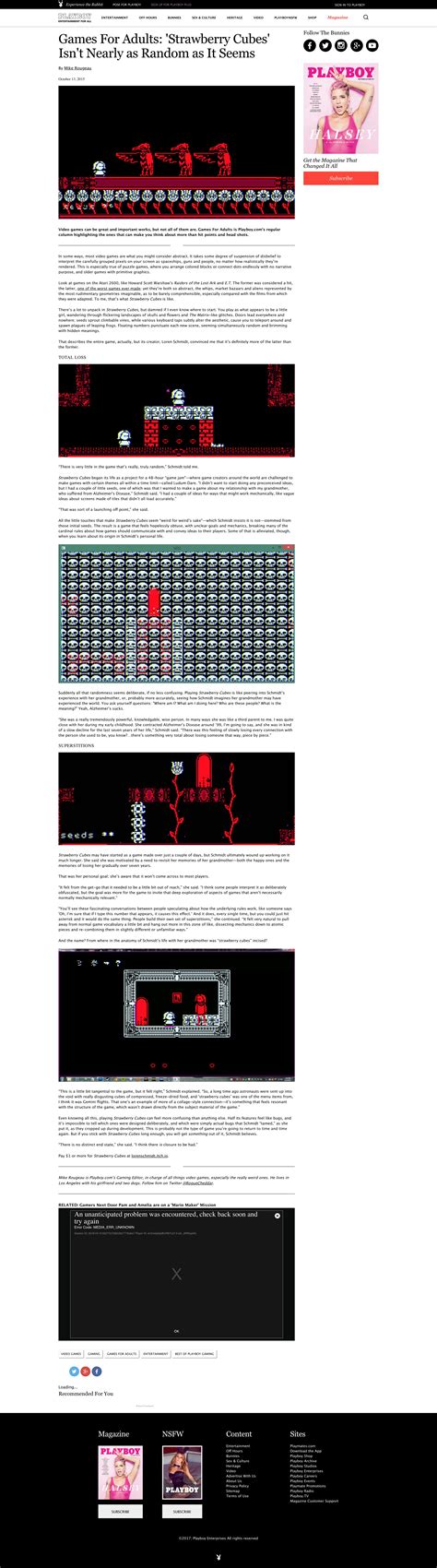 Strawberry Cubes 2015