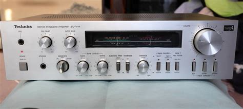 Yahoo オークション Technics Su V44 プリメインアンプ Vuメーター付