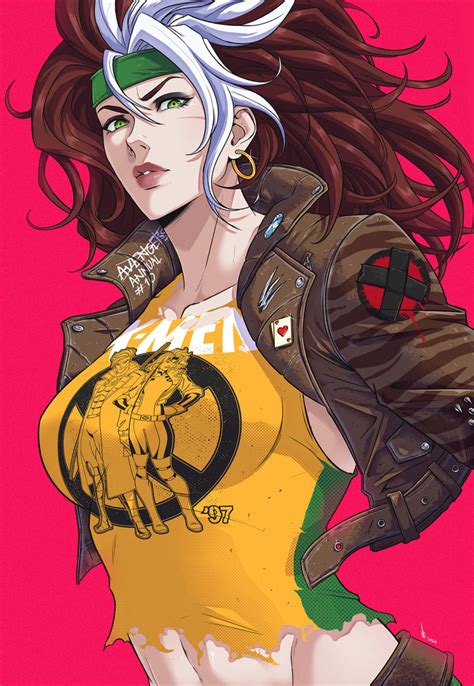 Jhony Caballero Gambit Rogue X Men Marvel X Men Multicolored