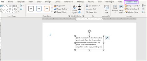 how to add customize and delete a text box in microsoft word guiding