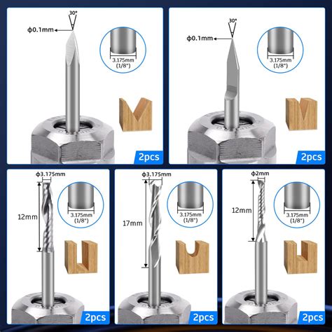 Cnc Spindle 500w Cnc Spindle Motor 52mm Clamp With Er11 Collet And 10