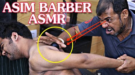 Asim Barber Asmr Upper Body Massage With Lots Of Crunchy Crack And Asmr