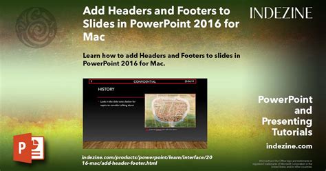Add Headers And Footers To Slides In PowerPoint For Mac