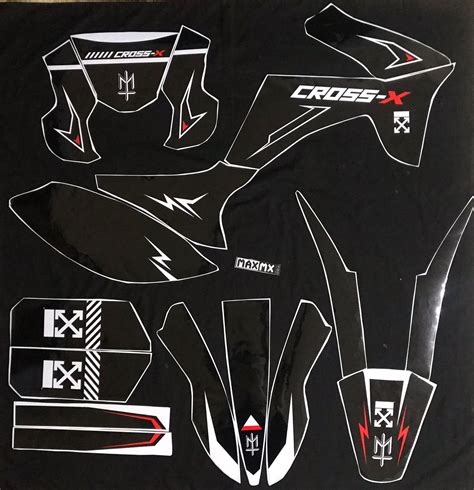 Decal Viar Cross X 150 200 Stiker Motor Viar 150 Sticker Striping
