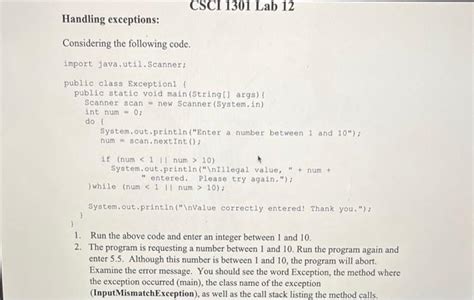 Solved 1 Run The Above Code And Enter An Integer Between 1