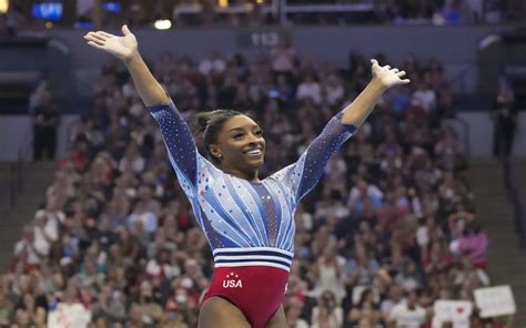 Biles Leads Us Olympic Trials Jones And Dicello Injured Fmt