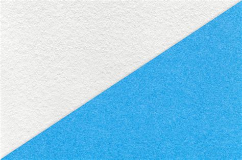 공예 흰색과 하늘색 종이 배경 반 두 가지 색상 매크로의 질감 빈티지 크래프트 세룰리안 판지 0명에 대한 스톡 사진 및 기타 이미지 Istock