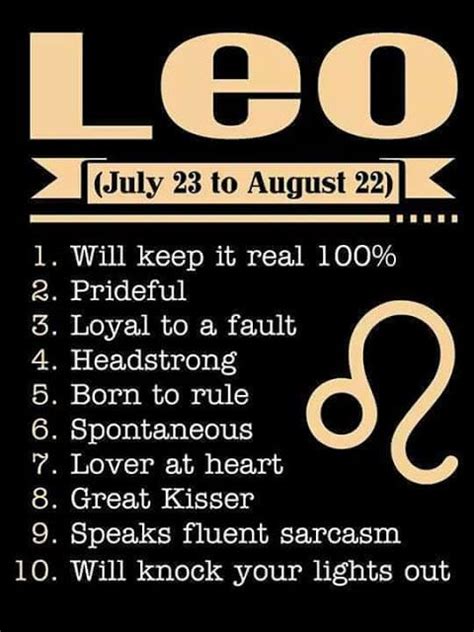 It S Leo Season Here S What Your Zodiac Sign Says About Your