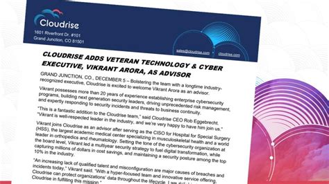 Vikrant Arora On Linkedin Cloudrise Adds Veteran Tech And Cyber Executive Vikrant Arora As