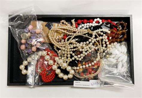 Collection Of Beaded Necklaces And Costume Jewellery Southgate Auction
