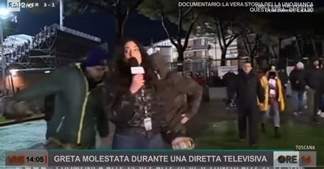 Empörung In Italien Tv Reporterin Bei Live Schalte Von Fan Sexuell