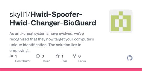 GitHub Skyll1 Hwid Spoofer Hwid Changer BioGuard As Anti Cheat