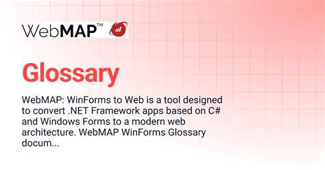 Glossary Webmap Documentation Mobilize Net