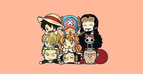 One Piece Wallpaper Luffy Chibi Chibi One Piece Crew Hd Wallpaper