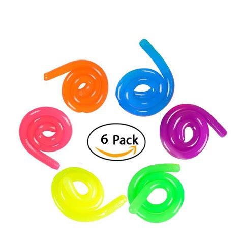 Free Dhl Neon Stretchy String Fidget Toys Jinsey Anti Anxiety Squishy