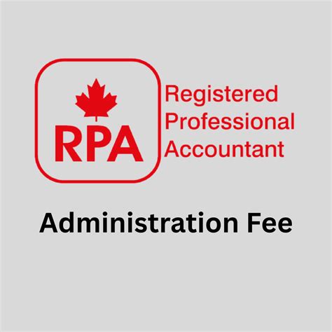 Administration Fee Rpa Learning