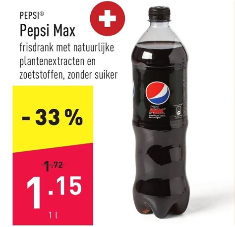 Pepsi Max 1L Promotie Bij ALDI