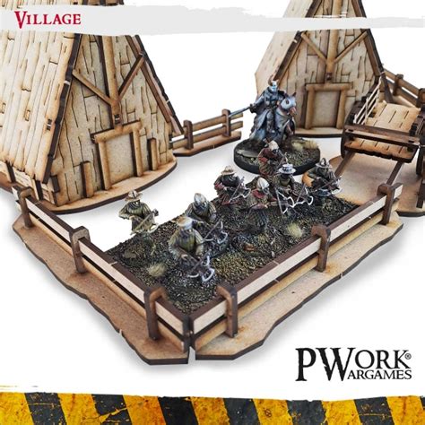 Village Mdf Terrain Scenery