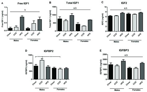 Circulating Levels Of Free Igf 1 A Total Igf 1 B Igf2 C Igfbp2 Download Scientific