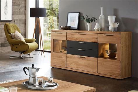 Innostyle Sideboard Bianco Eiche Inklusive Beleuchtung Möbel Letz