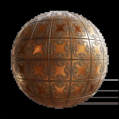 Copper Tiles Pbr Texture