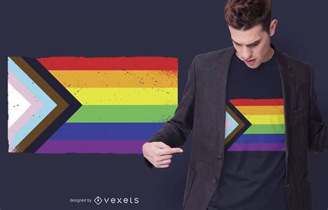 Lgtbq Black Pride Flag T Shirt Design Vector Download