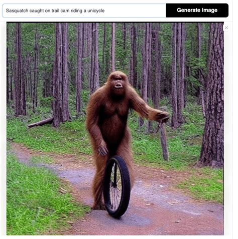 Sasquatch Caught On Trail Cam Riding A Unicycle R Weirddalle
