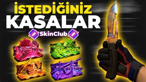 İSTEDİĞİNİZ KASALARI AÇTIM CS KASA AÇILIMI SkinClub Promo Code 2024 YouTube