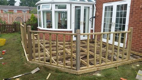 A Look At The Structure Before Finally Assembling The New Deck Area