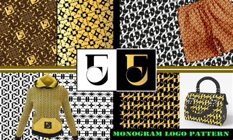 Design A Seamless Luxury Monogram Pattern For Your Brand By Amaljad