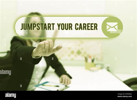 Handwriting Text Jumpstart Your Career Conceptual Photo Make It Work