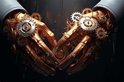Premium Ai Image Abstract Representation Of Interconnected Gears An