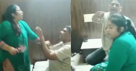 স্বামী ও অন্য নারীকে একসাথে পেয়ে সমানতালে জুতাপেটা করলেন স্ত্রী