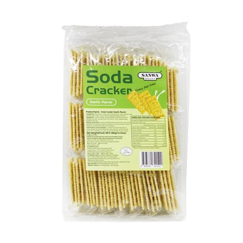 Sanwa Soda Cracker Garlic NTUC FairPrice