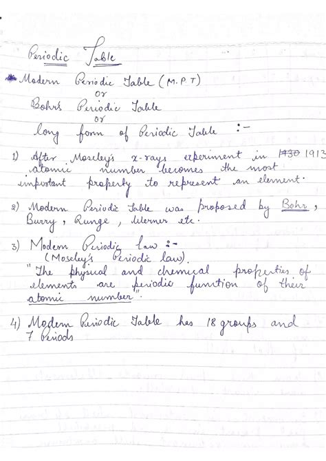 Periodic Table Jee Notes By Robins Pdf