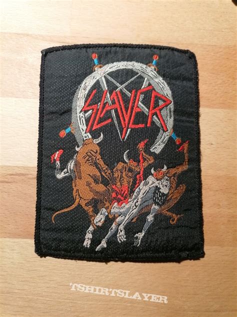 Slayer Slayer Hell Awaits Patch Patch Archcaligulas Tshirtslayer