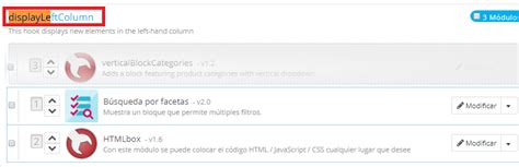 Menú vertical de categorías en Prestashop Módulo gratis