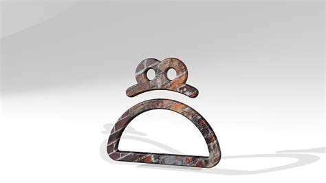 동전 지갑은 관점에서 그림자를 캐스팅 3d 렌더링의 금속 재료로 만든 두꺼운 조각 일러스트 및 비즈니스 0명에 대한 스톡 사진 및 기타 이미지 Istock