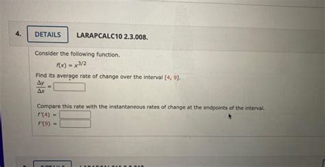 Solved Consider The Following Function F X X3 2 Find Its