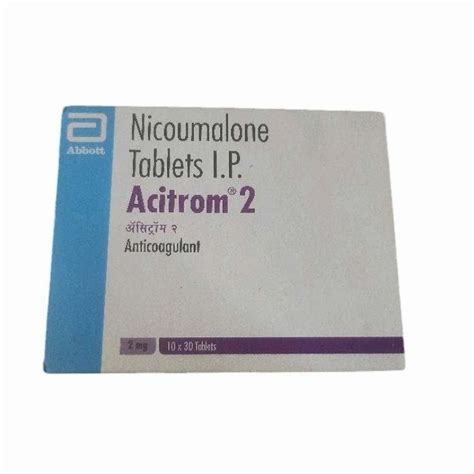 Acitrom 2 Tablet At Rs 365piece In Vadodara Id 2852205524855
