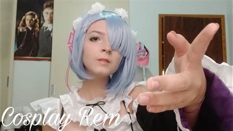Rem Re Zero Cosplay Tutorial Makeup Youtube