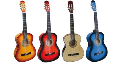 Chitara Acustica Cu 6 Corzi 90x32cm Lemn Pt Incepatori Sau Copii