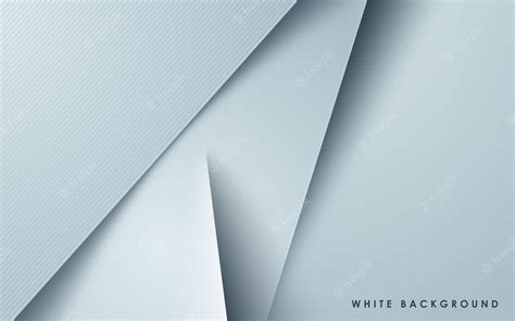 Premium Vector White Overlap Layers Background Papercut Effect