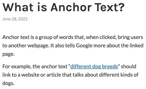 What Is Anchor Text Meaning Examples And How To Optimize
