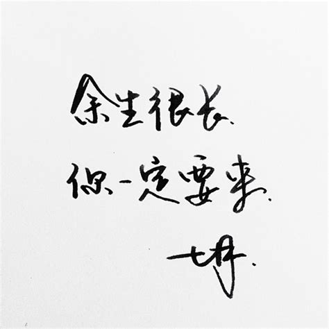 手写文字唯美语录手写励志语录文艺范