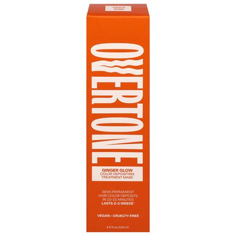 Overtone Color Depositing Treatment Mask Ginger Glow 45 Fl Oz